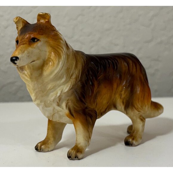 Accents | Vintage Porcelain Collie Dog Like Lassie Made In Japan | Poshmark